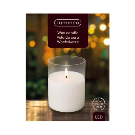 VELA LED C/CRISTAL 10X12.5CM al por Mayor ≫ Plasticosur